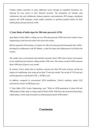 ATM Processing and Location Strategy | DOC