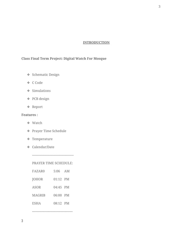 Final term project report ESD | PDF