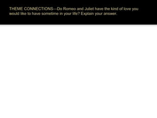 Romeo and Juliet Test | PPTX
