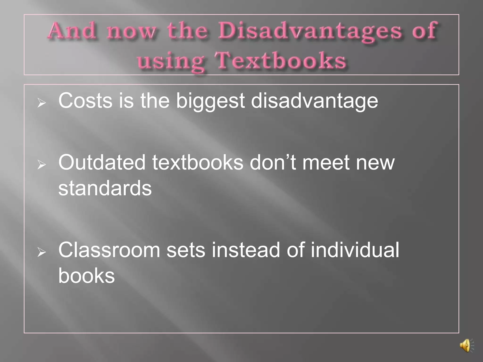 Textbook Driven Curriculum | PPSX