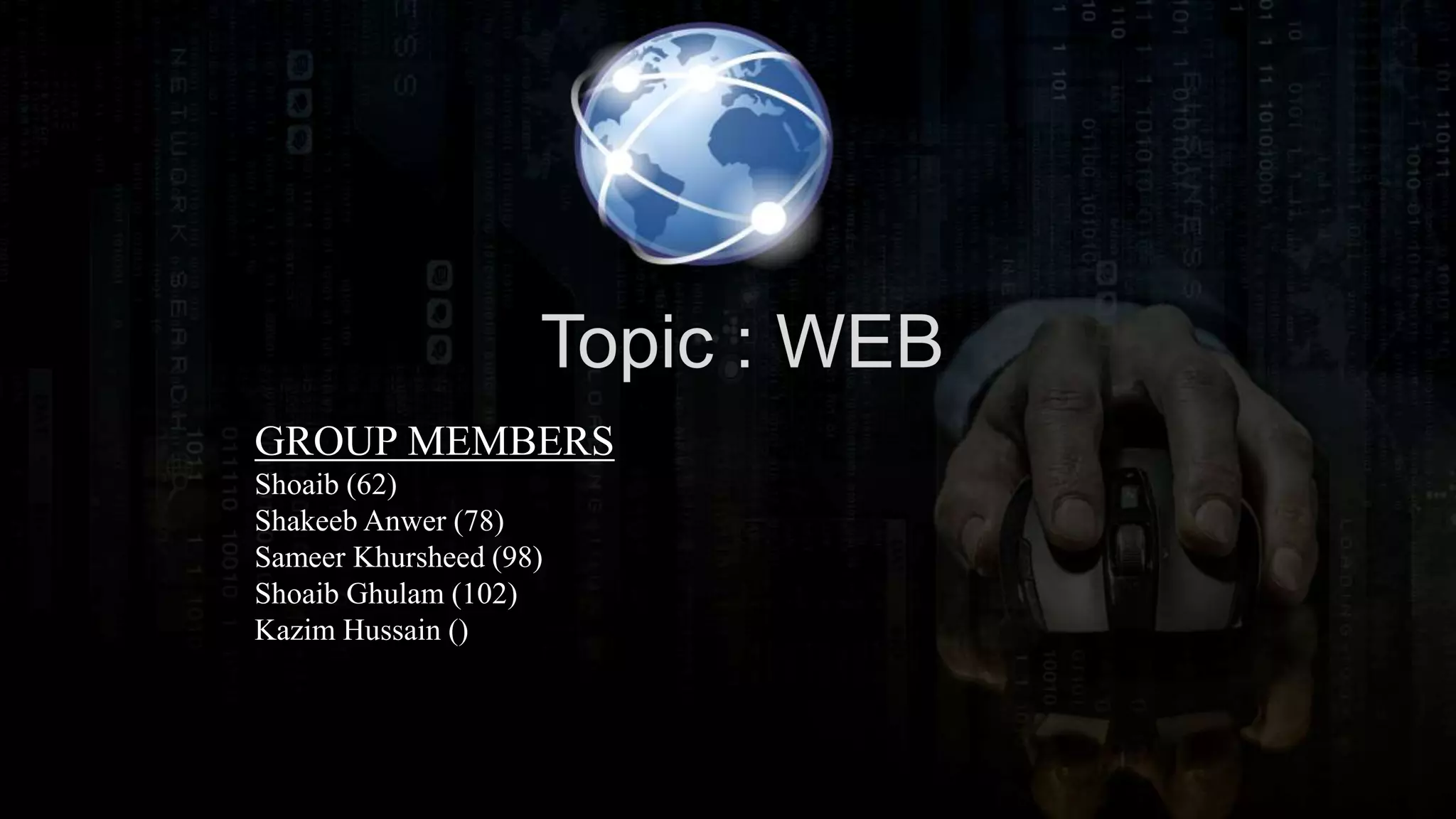 The Dark Web Presentation | PPT