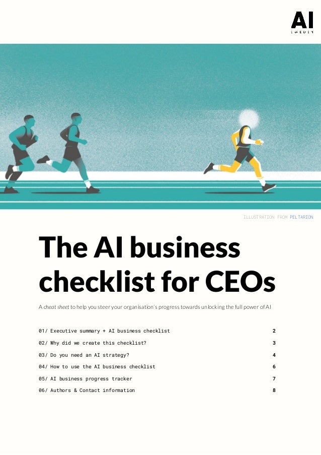 The AI business checklist for CEOs | PDF