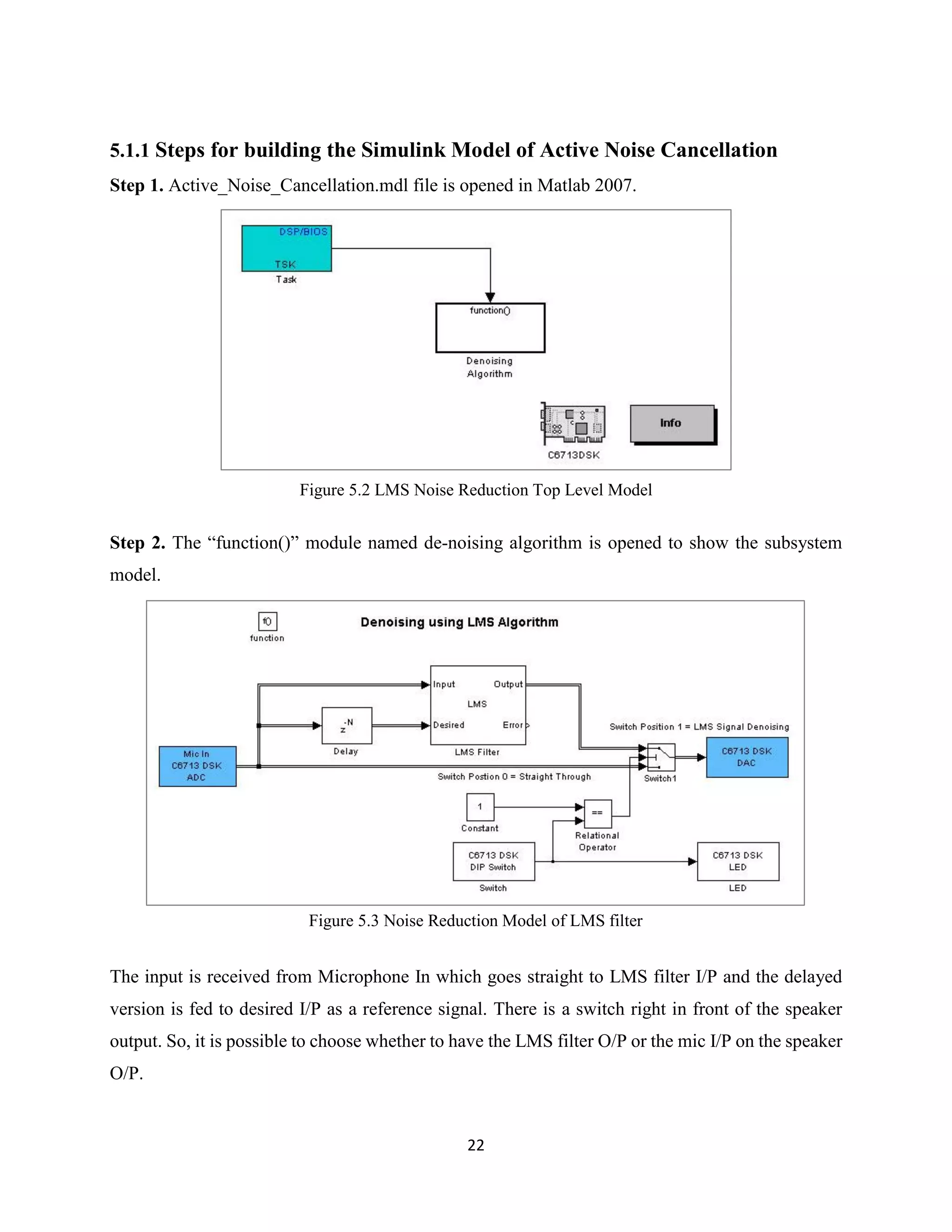 Real Time Implementation of Active Noise Control | PDF | Digital Audio | Computer Software and ...