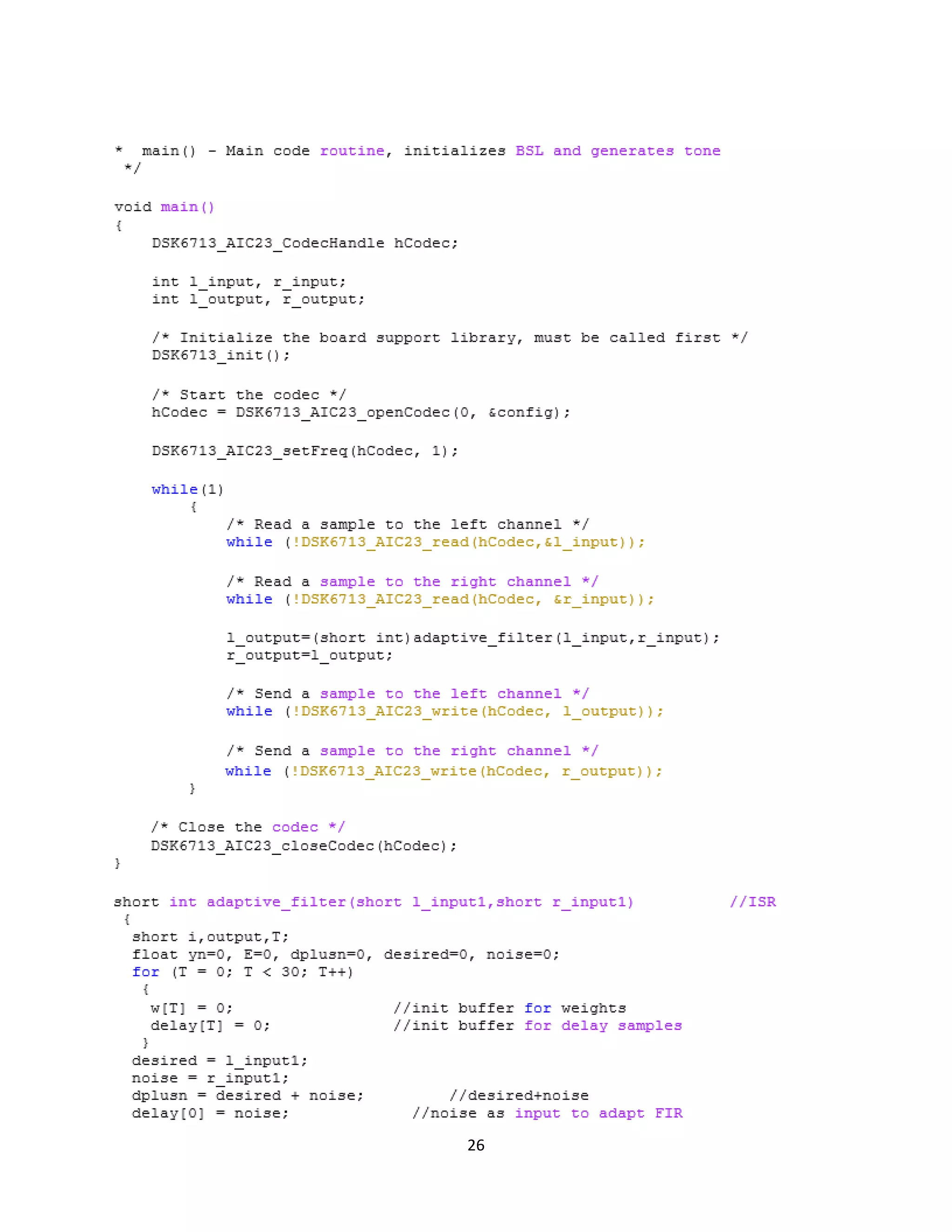 Real Time Implementation of Active Noise Control | PDF