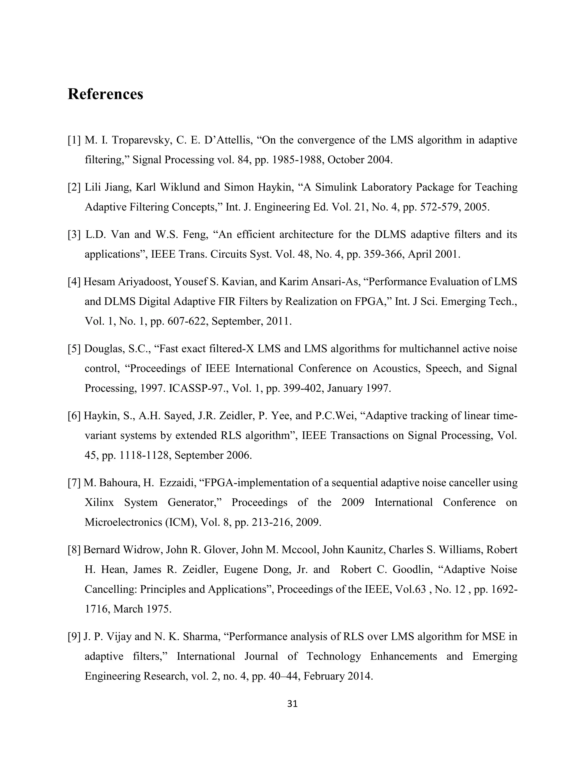 Real Time Implementation of Active Noise Control | PDF