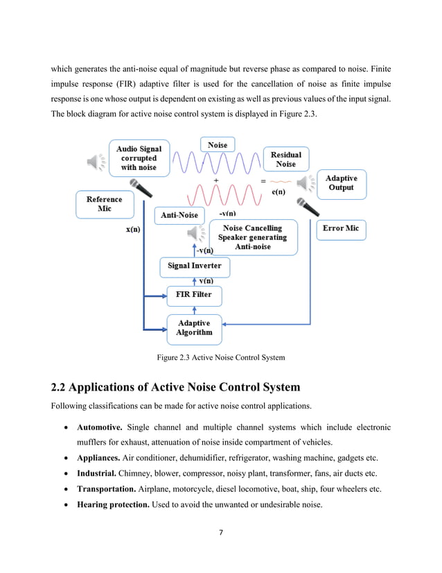 Real Time Implementation of Active Noise Control | PDF | Digital Audio | Computer Software and ...