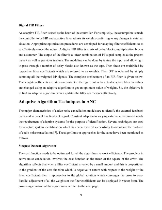 Real Time Implementation of Active Noise Control | PDF | Digital Audio | Computer Software and ...