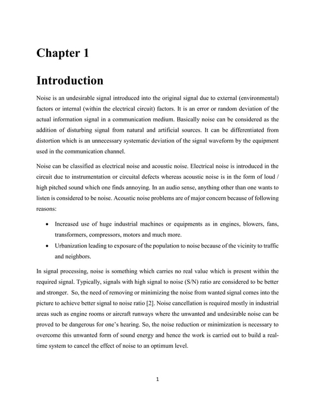 Real Time Implementation of Active Noise Control | PDF | Digital Audio | Computer Software and ...