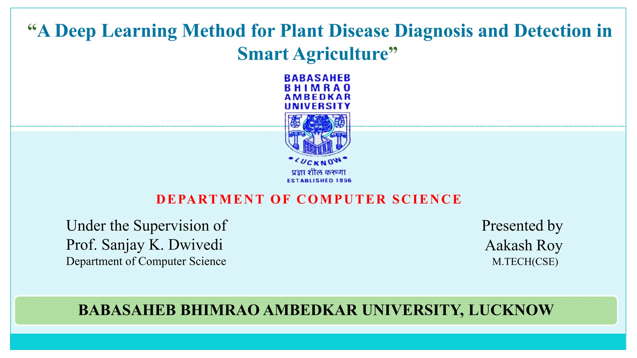 A Deep Learning Method for Plant Disease Diagnosis and Detection in ...