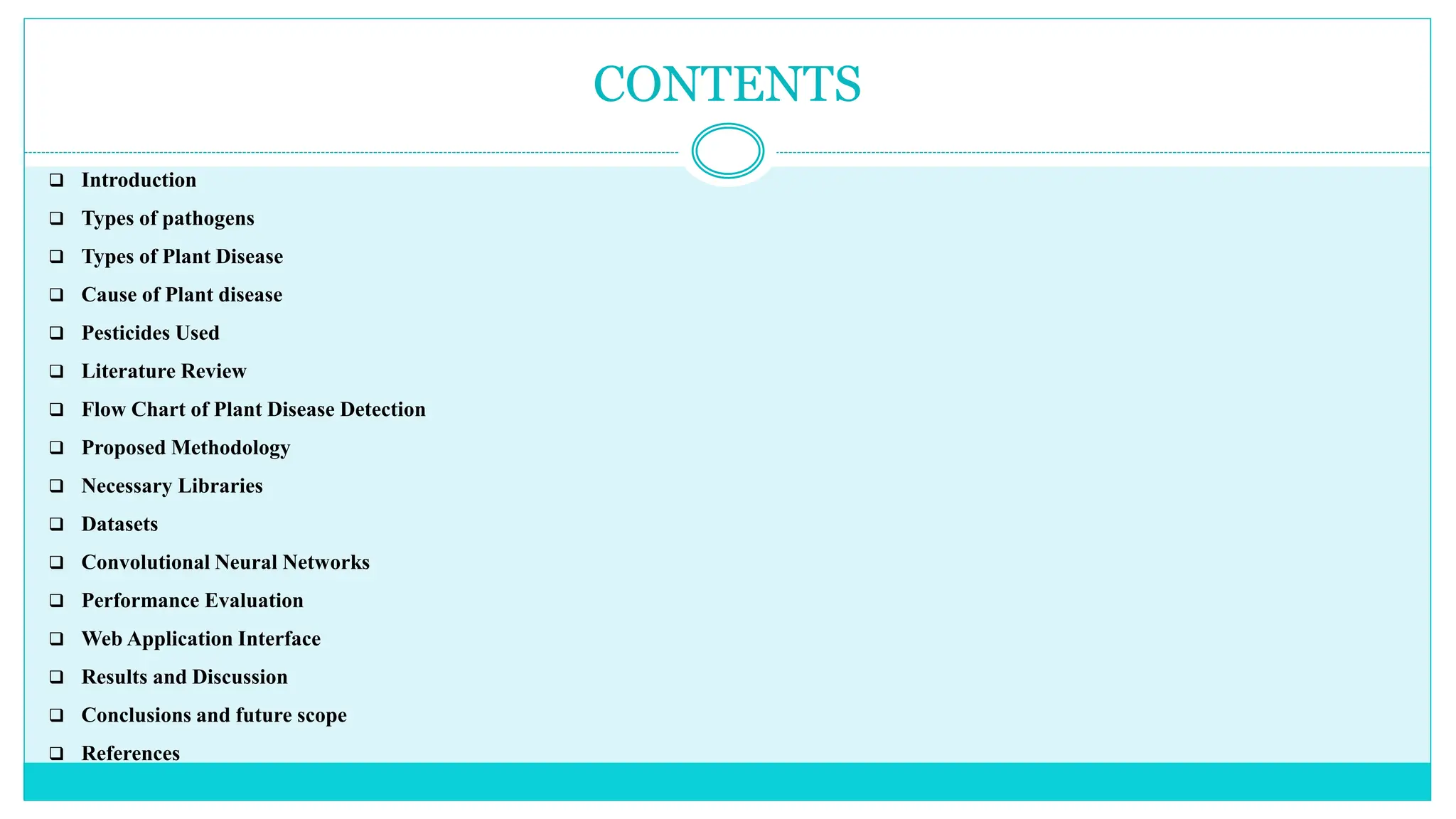 A Deep Learning Method for Plant Disease Diagnosis and Detection in Smart Agriculture | PPT
