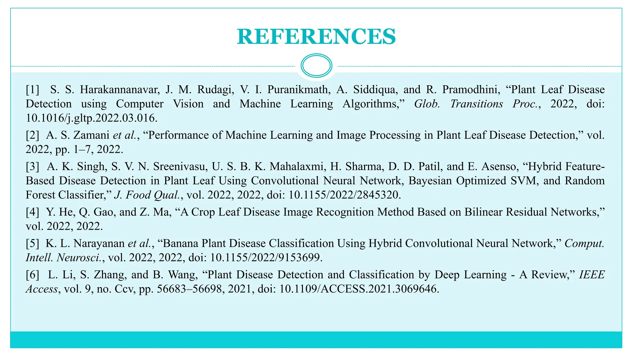 A Deep Learning Method for Plant Disease Diagnosis and Detection in Smart Agriculture | PPT