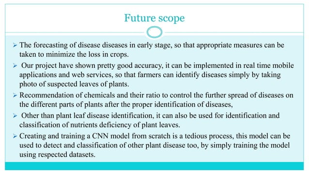 A Deep Learning Method for Plant Disease Diagnosis and Detection in ...