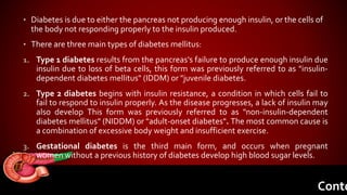Assessment Of Pancreatic Hormones In Diabetes Mellitus & Non-diabetes ...
