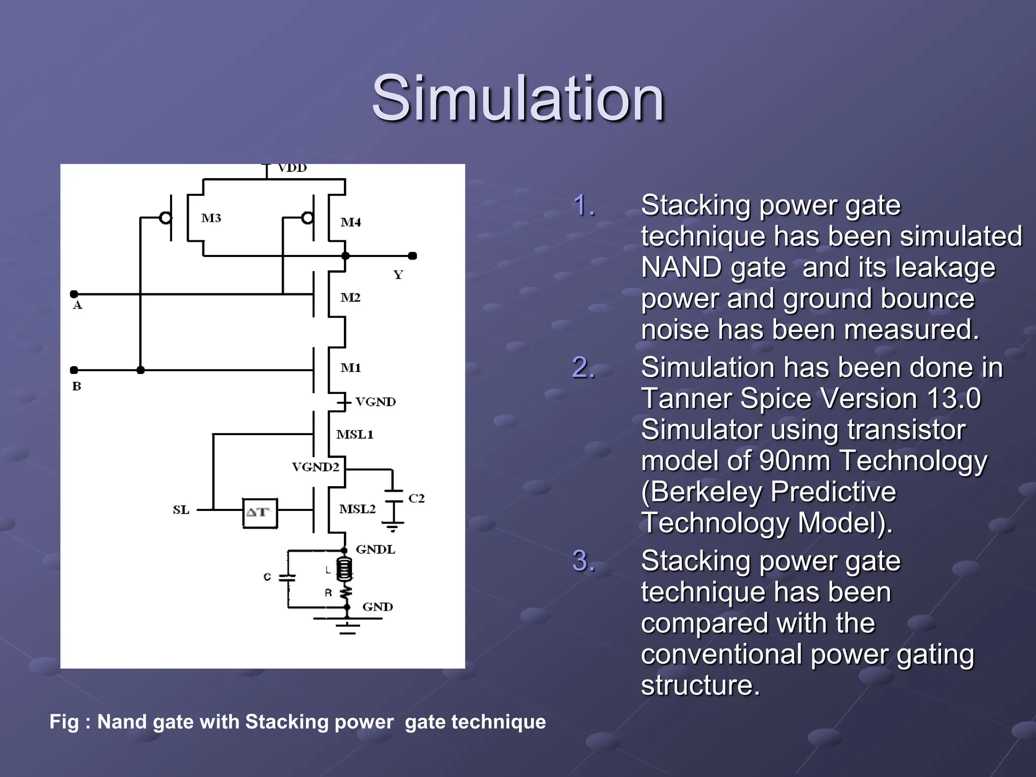 final thesis pptReductions of leakage and ground bounce noise in.ppt