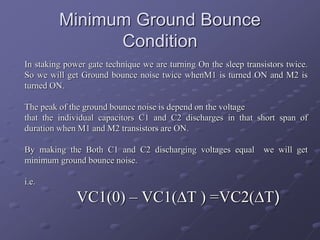 final thesis pptReductions of leakage and ground bounce noise in.ppt