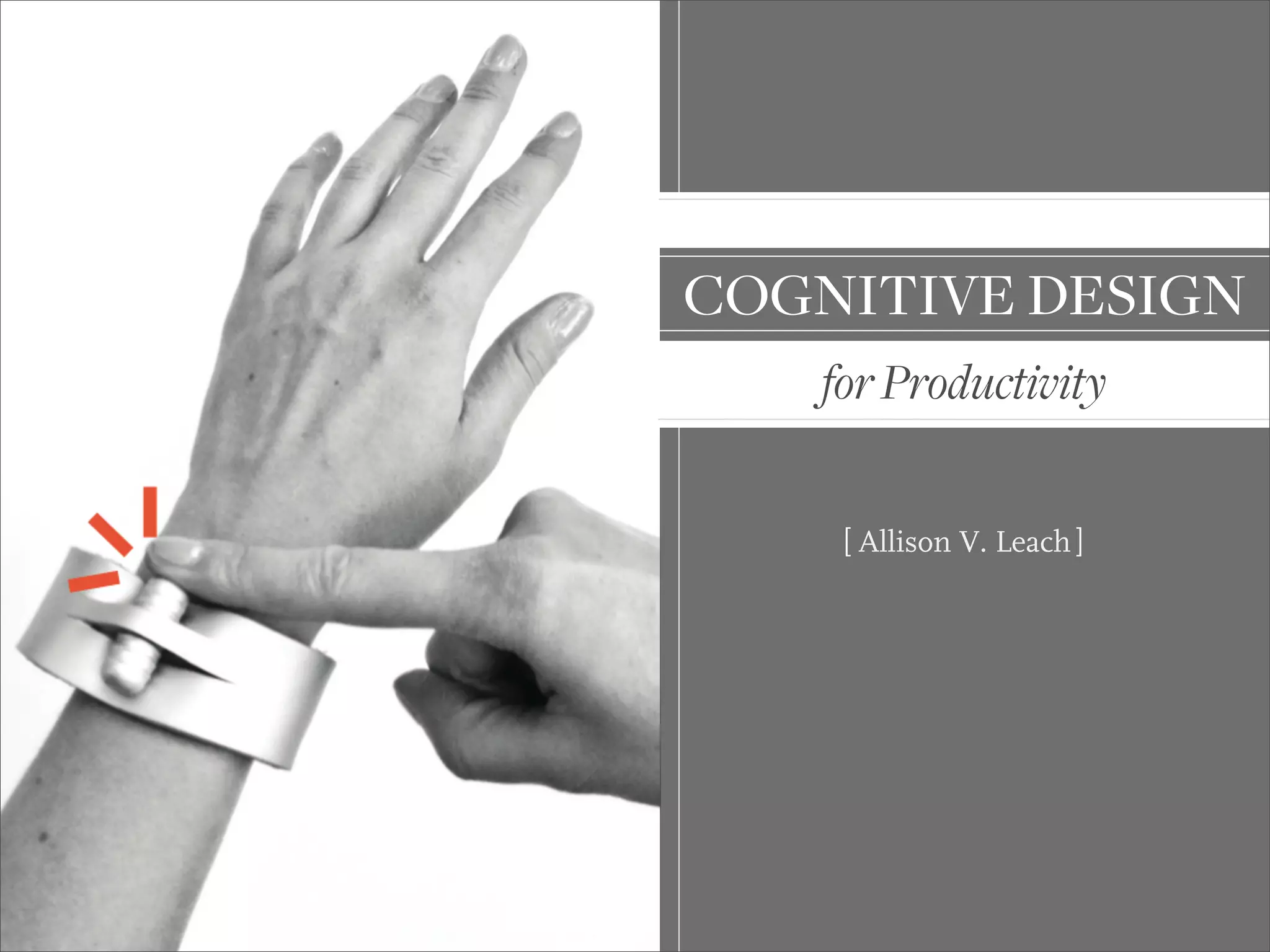 Cognitive Design Final Presentation | PPT