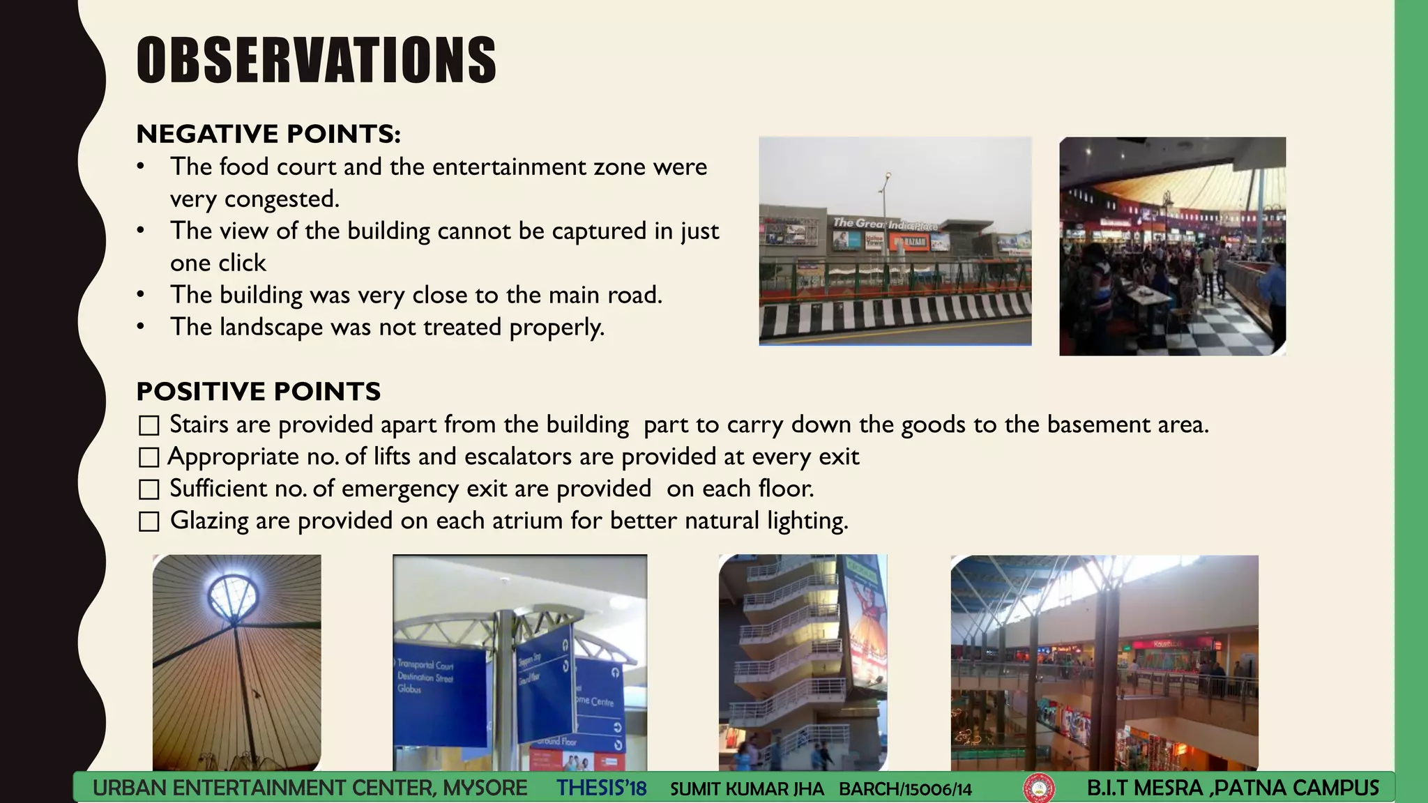 Urban Entertainment Center, introduction, live case study, literature ...