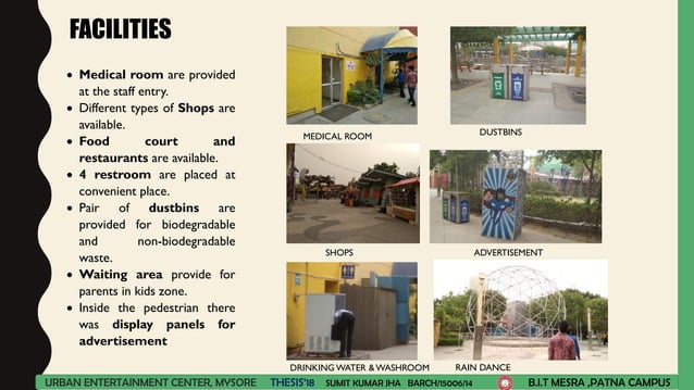 Urban Entertainment Center, introduction, live case study, literature ...