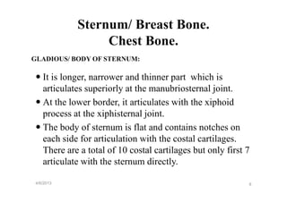 Final thoracic cage student | PDF | Death, Injury, or Military Conflict ...