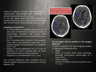 Transient Ischaemic Attack - Imaging Pathways | PPT
