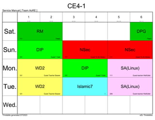 Final Timetable Classes.pdf | Islam | Religion & Spirituality
