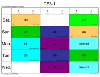 Final Timetable Classes.pdf | Islam | Religion & Spirituality