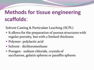 Tissue Engineering | PPTX
