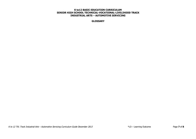 Final tle ia automotive servicing grades 11-12 12.20.2013 | Certified ...