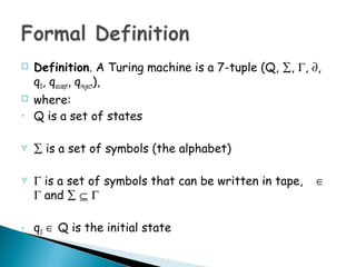 Turing Machine | PPT