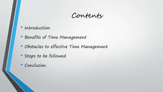 Time Management | PPT