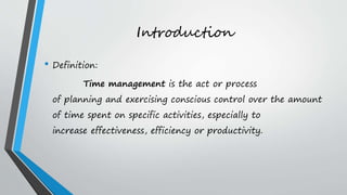 Time Management | PPT