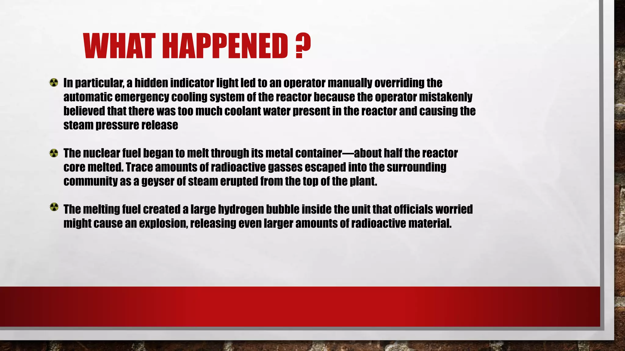 Three Mile Island Case Study | PPTX