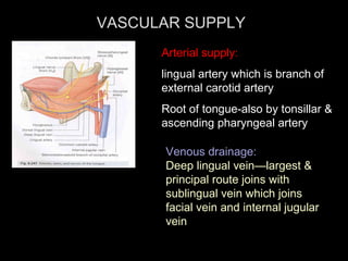 tongue and palate | PPT