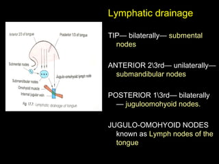 tongue and palate | PPT