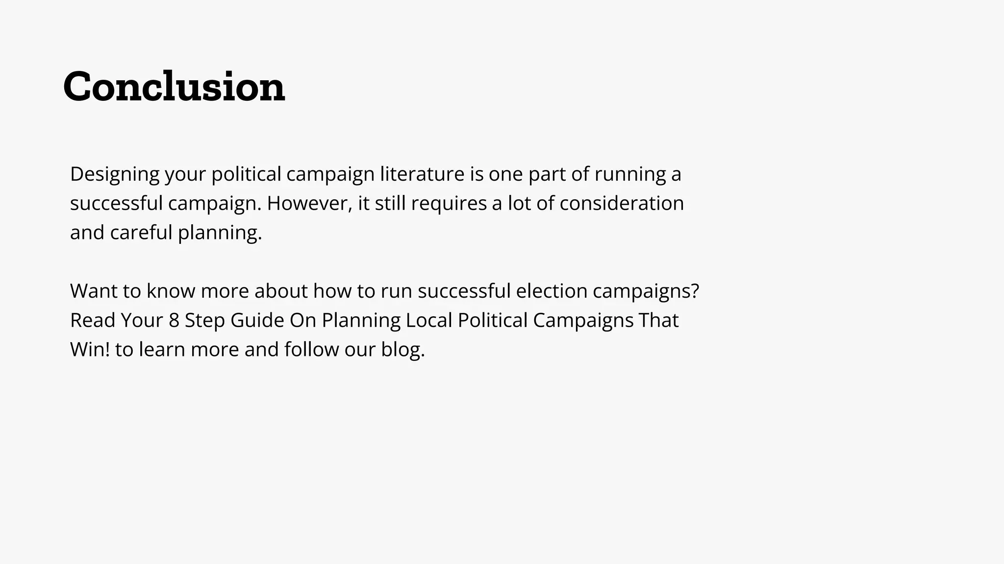 Top 5 Key Political Campaign Literature Types And Best Practices.pptx