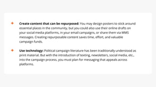 Top 5 Key Political Campaign Literature Types And Best Practices.pptx