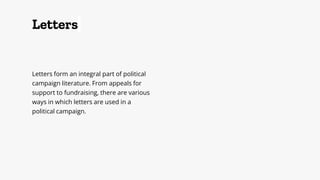 Top 5 Key Political Campaign Literature Types And Best Practices.pptx