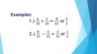 Fractions | PPTX