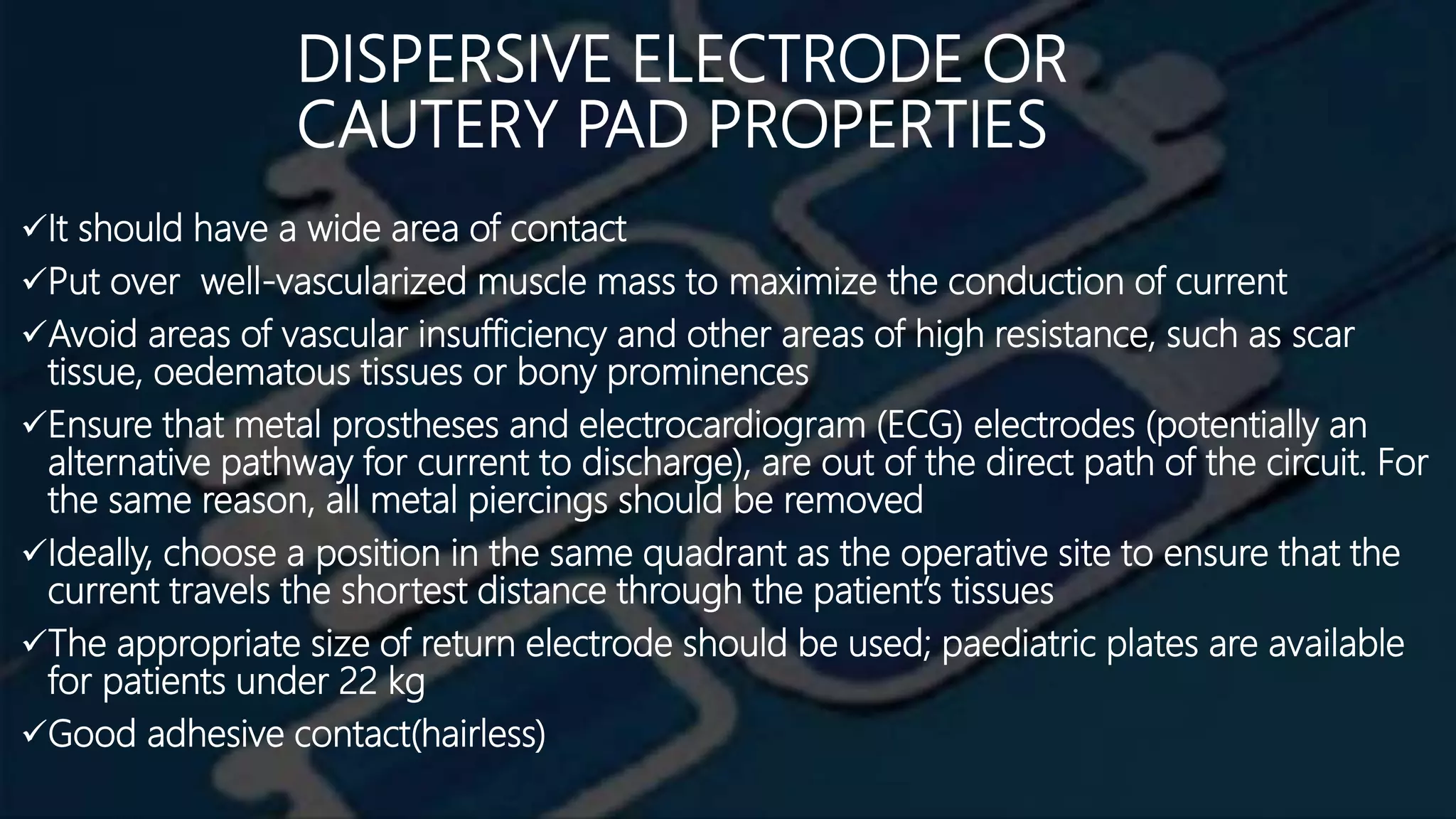 Electrosurgery and Energised Dissection | PPTX