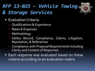Vehicle Towing and Storage Services | PPTX