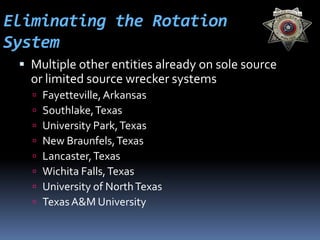 Vehicle Towing and Storage Services | PPTX