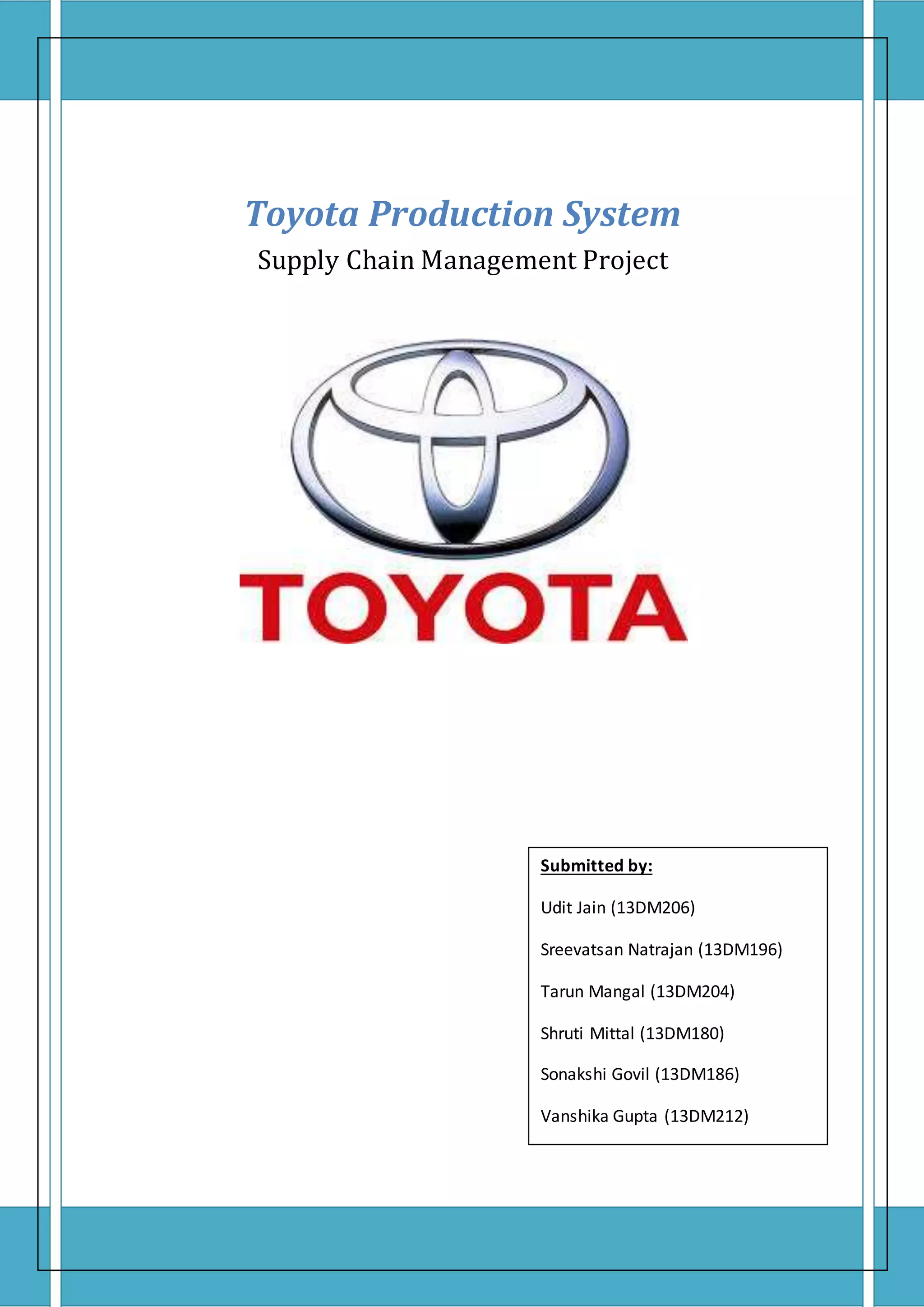 Toyota Production System | DOCX