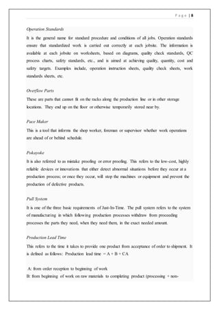 Toyota Production System | DOCX