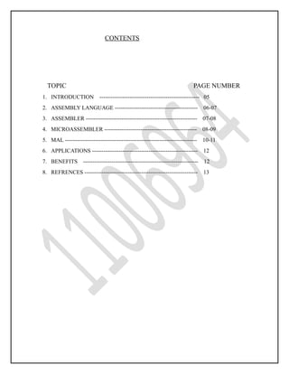 Micro Assembler | DOC