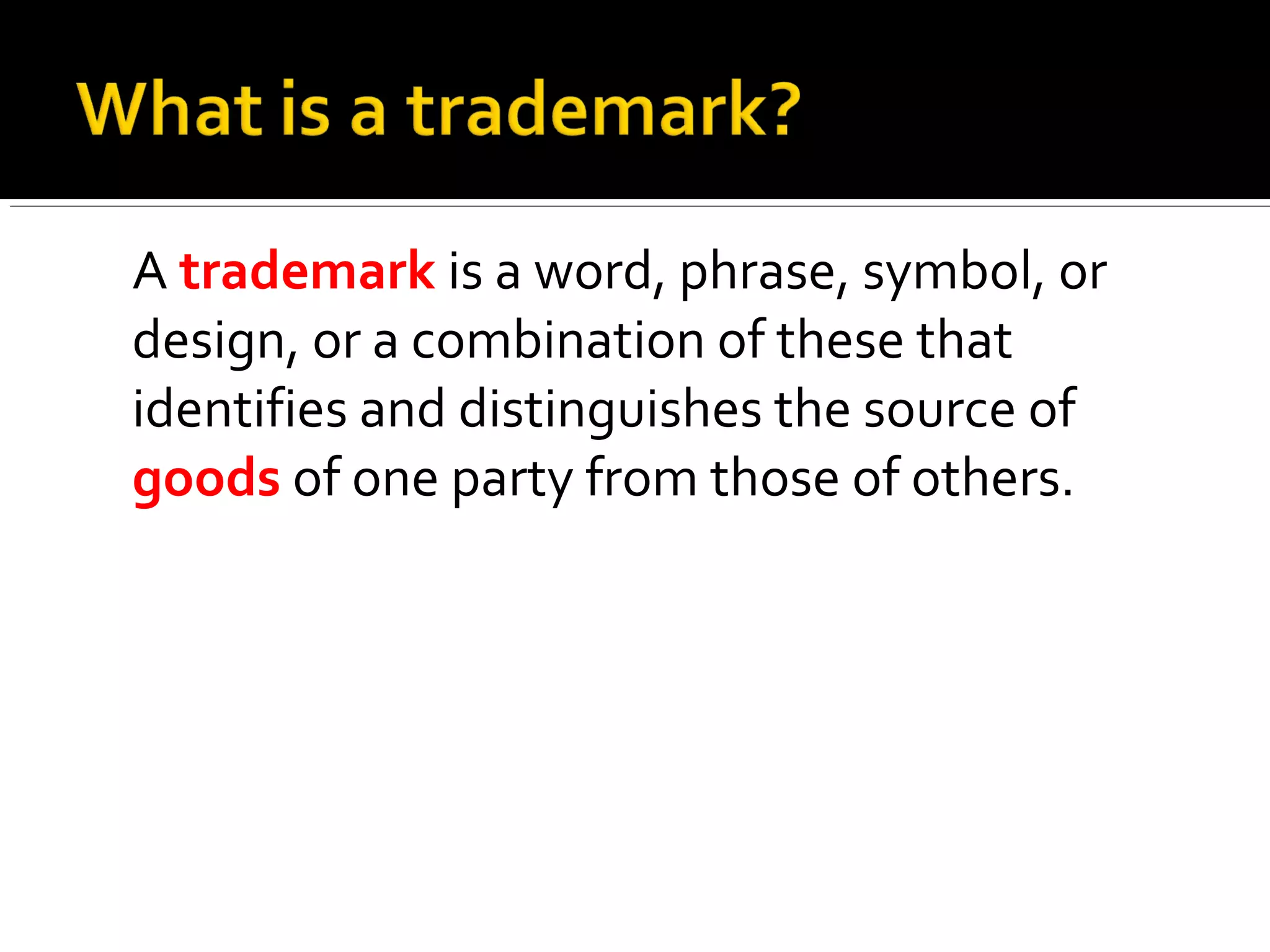 trademark | PPT