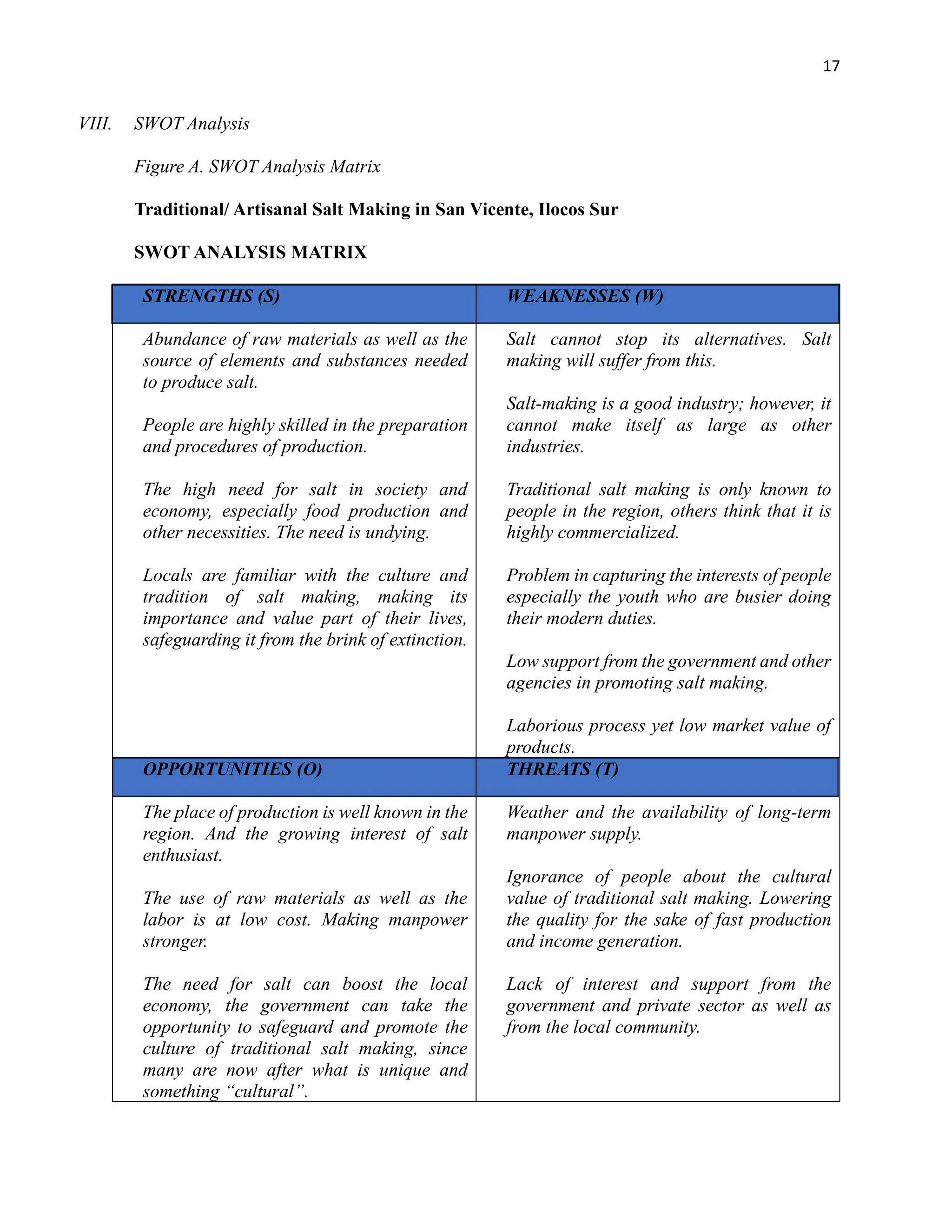 THE ARTISANAL SALT OF SAN VICENTE, ILOCOS SUR: A CASE STUDY | PDF