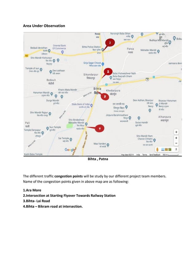 Traffic study project for final year CIVIL engineering | PDF