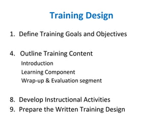 Final Training | PPT