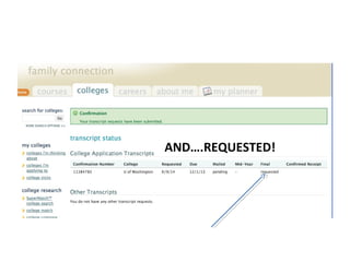 Final transcript request | PPT