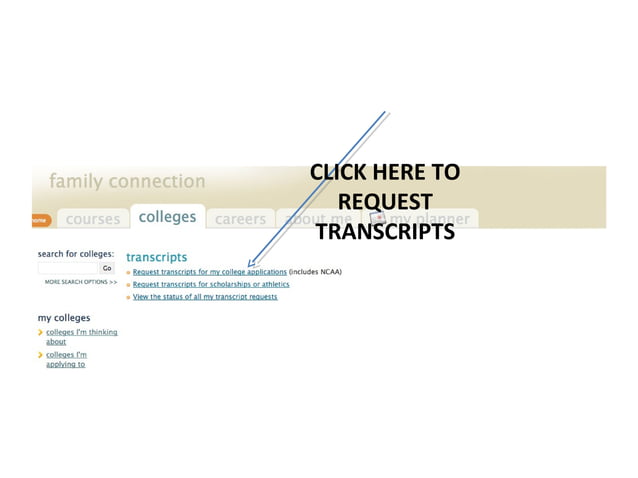 Final transcript request | PPT